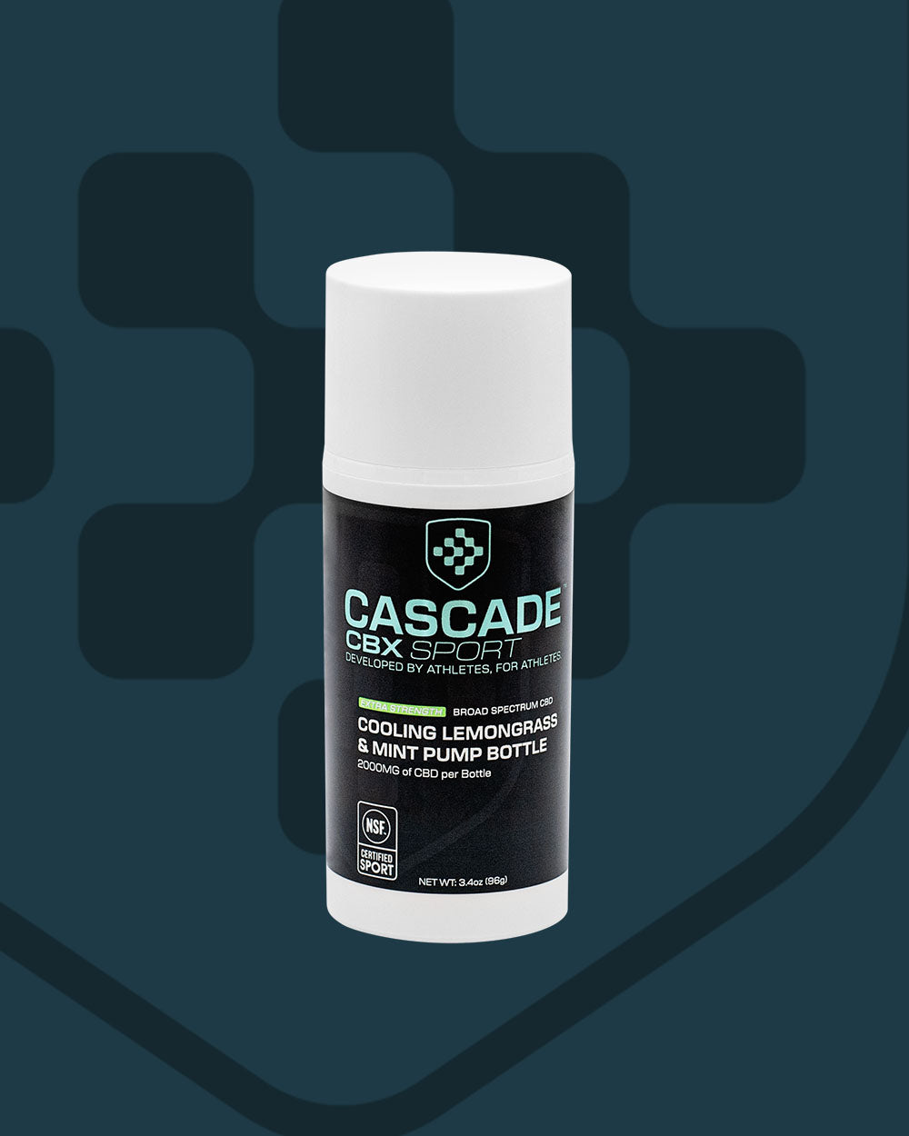 2000mg Sports Pump Bottle - NSF Certified for Sport® (3.4oz) - Cascade ...